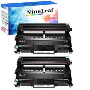 nineleaf black compatible drum unit replacement for brother dr360 dr 360 dr-360 dcp-7040 dcp-7030 mfc-7840w mfc-7340 mfc-7440n hl-2140 hl-2170w hl-2150n printer (2 pack)