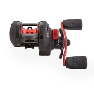 Abu Garcia 1365366 Black Max Low Profile Reel, 6.4: 1 Gear Ratio, 5 Bearings, 26" Retrieve Rate, 18Lb Max Drag, RH, Boxed