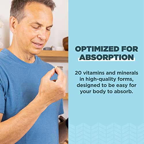 Ancient Nutrition Multivitamin for Men, Ancient Multi Men's Once Daily Vitamin Supplement 30 Ct, Vitamin A, Vitamin B and Vitamin K2, Fenugreek Seed, Supports Immune System, Paleo and Keto Friendly