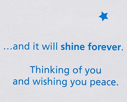 American Greetings Sympathy Card (New Star, Shine Forever)