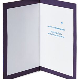 American Greetings Sympathy Card (New Star, Shine Forever)