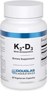 douglas laboratories k2-d3 with astaxanthin | antioxidant support for bones, immune function, and vascular health* | 30 capsules