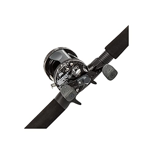 Abu Garcia Catfish Commando Fishing Rod and Reel Combo, 7 Feet, Medium Heavy Power, Black