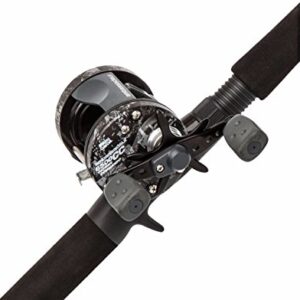 Abu Garcia Catfish Commando Fishing Rod and Reel Combo, 7 Feet, Medium Heavy Power, Black