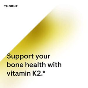 Thorne Vitamin K2 Liquid (1 mg per Drop) - Concentrated Vitamin K2 Supplement for Heart and Bone Support - 1 Fl Oz