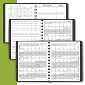 Academic Planner 2020-2021, AT-A-GLANCE Monthly Planner, 7" x 8-3/4", Medium, Black (7012705)