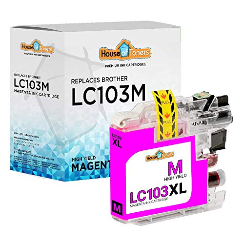 HouseofToners Compatible Ink Cartridge Replacement for Brother LC103M (1 Magenta)