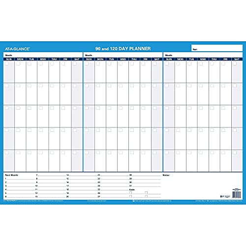 AAGPM23928 - At-A-Glance 90/120-Day Erasable Wall Planner