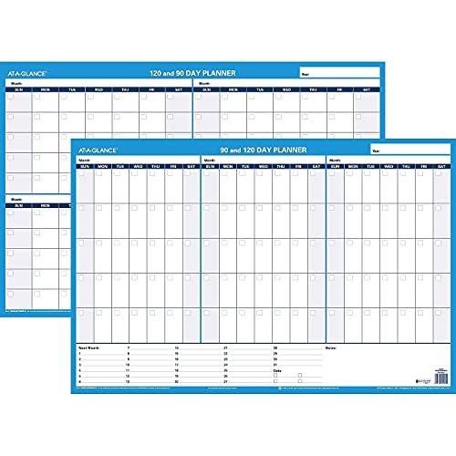 AAGPM23928 - At-A-Glance 90/120-Day Erasable Wall Planner