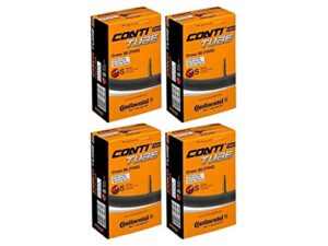 continental cross 28 700×32-47c bicycle inner tube bundle – 42mm presta valve – 4 pack w/ decal