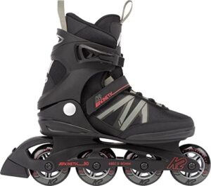 k2 skate kinetic 80, black_gray, 8.5