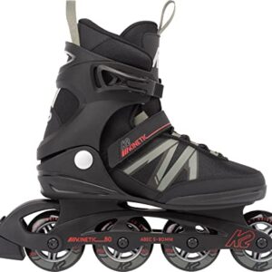 K2 Skate Kinetic 80, Black_Gray, 8.5