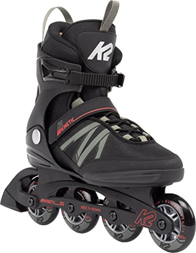 K2 Skate Kinetic 80, Black_Gray, 8.5