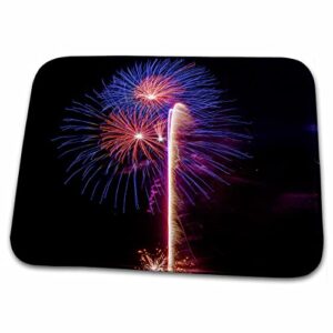 3drose usa, colorado, frisco, dillon reservoir. fireworks… – bathroom bath rug mats (rug-190707-1)