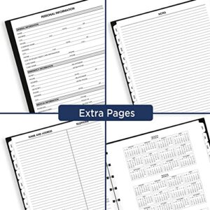 AT-A-GLANCE Move-A-Page 2023 RY Weekly Monthly Appointment Book Planner, Black, Large, 8 3/4" x 11"