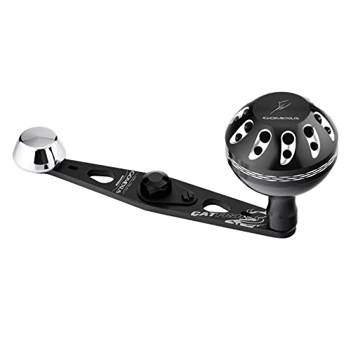 GOMEXUS Power Handle Compatible for Abu Garcia Ambassadeur C3/C4/S/SX 5000-6600 Round Reel Catfishing Handle