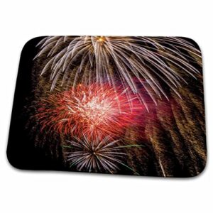 3drose usa, colorado, frisco, dillon reservoir. fireworks… – bathroom bath rug mats (rug-190716-1)