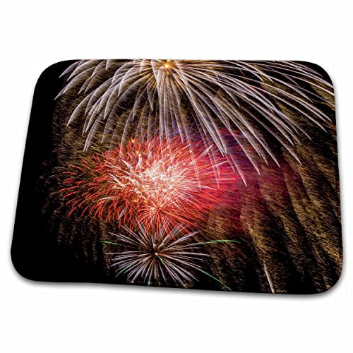 3dRose USA, Colorado, Frisco, Dillon Reservoir. Fireworks... - Bathroom Bath Rug Mats (rug-190716-1)