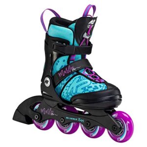 mmy k2 mädchen marlee pro inline skates, lt blue_purple, 1-5