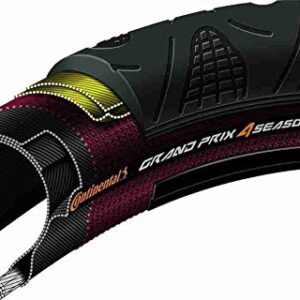 Continental Grand Prix 4-Season Bicycle Tire (700x25, Black)