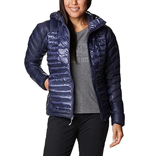 Columbia Women's Labyrinth Loop Hooded Jacket, Nocturnal/Dark Nocturnal, Medium