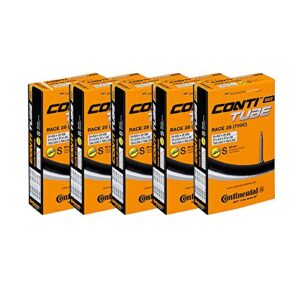 continental bicycle tubes race 28 700×20-25 sv60 presta valve 60mm bike tube – value bundle 5-in-1 bicycle tube 700c