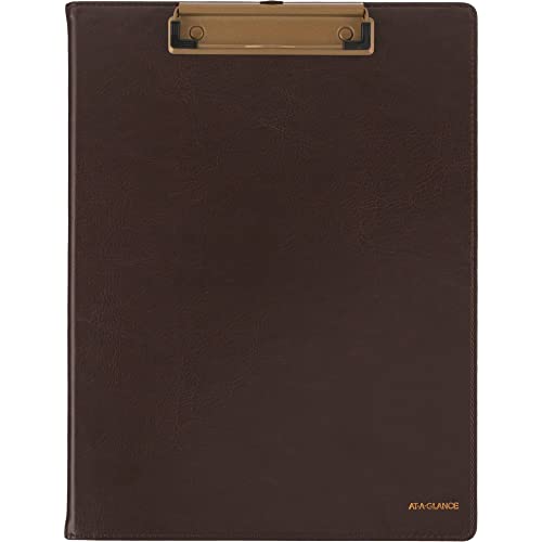 AT-A-GLANCE Signature Collection Clipboard with 2023 RY Monthly Planner, Brown, Large, 8" x 11"