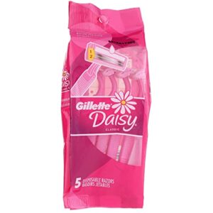 proctor & gamble 1562800 daisy classic disposable womens razor – 5 count