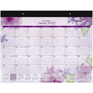 at-a-glance 2023 monthly desk calendar, desk pad, 21-3/4″ x 17″, standard, beautiful day (sk38-704)