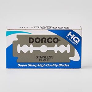 Dorco ST300 Platinum Extra Double Edge Razor Blades - 100 Ct