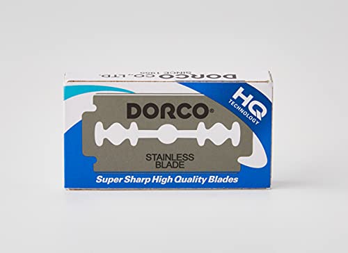 Dorco ST300 Platinum Extra Double Edge Razor Blades - 100 Ct