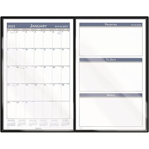 at-a-glance 2023 ry foldable monthly desk pad calendar, standard, 10 1/4″ x 16 1/4″