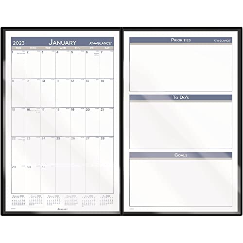 AT-A-GLANCE 2023 RY Foldable Monthly Desk Pad Calendar, Standard, 10 1/4" x 16 1/4"