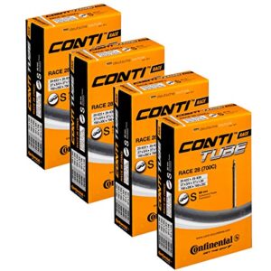 continental race 28 700 x 20-25c inner tubes – long presta 80mm valve (pack of 4)