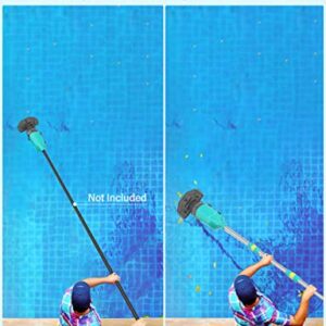 Efurden Handheld Pool Vacuum, Rechargeable Pool Cleaner with Running Time up to 60-Minutes Ideal for Above Ground Pools, Spas and Hot Tub for Sand and Debris, Green