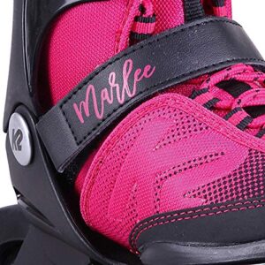 K2 Skate Youth Marlee Inline Skates, Magenta, 4-8