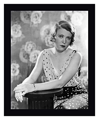 Ruth Chatterton - Frisco Jenny by Hollywood Photo Archive - 17" x 20" Black Framed Canvas Art Print - Ready to Hang