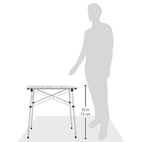 Coleman Outdoor Folding Table | Ultra Compact Aluminum Camping Table, White