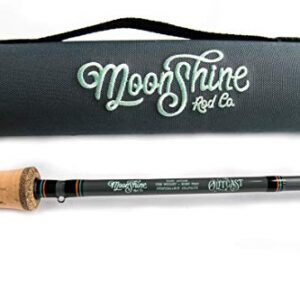 Moonshine Rod Co. The Outcast II Salt Fly Fishing Rod with Extra Tip