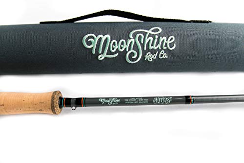 Moonshine Rod Co. The Outcast II Salt Fly Fishing Rod with Extra Tip