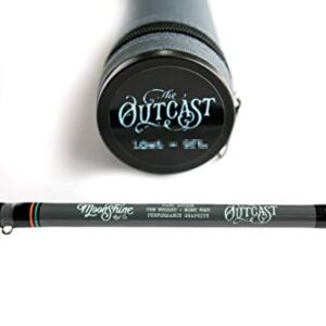 Moonshine Rod Co. The Outcast II Salt Fly Fishing Rod with Extra Tip