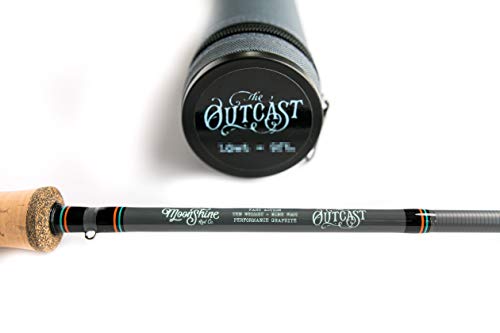 Moonshine Rod Co. The Outcast II Salt Fly Fishing Rod with Extra Tip