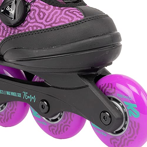 K2 Marlee BOA Inline Skates Girls Sz (1-5) Purple/Blue