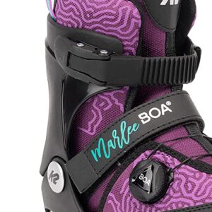 K2 Marlee BOA Inline Skates Girls Sz (1-5) Purple/Blue