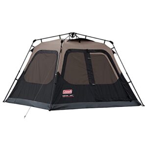 coleman 4-person cabin tent with instant setup | cabin tent for camping sets up in 60 seconds