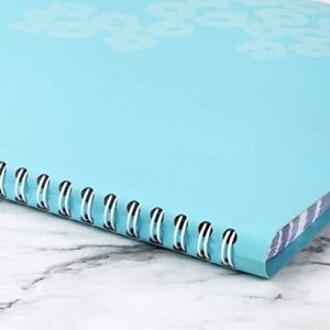 2021 Weekly & Monthly Appointment Book & Planner by AT-A-GLANCE, 8" x 11", Large, Wild Washes, Teal (523-905-21),White