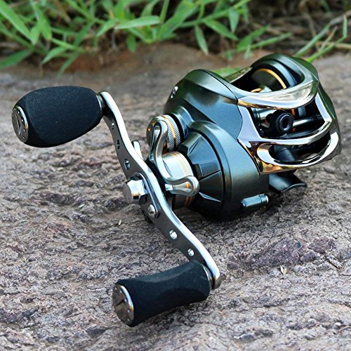 Sougayilang Baitcasting Fishing Reel, 11+1 Shielded Bearings, 18LB Carbon Fibre Drag, 7.0:1 Baitcsters,Magnetic Brake System Fishing Reel