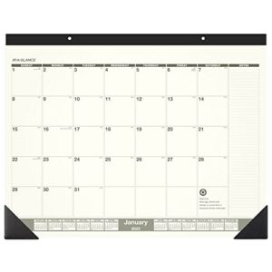 at-a-glance 2023 ry recycled monthly desk pad, large, 22″ x 17″