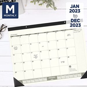 AT-A-GLANCE 2023 RY Recycled Monthly Desk Pad, Large, 22" x 17"