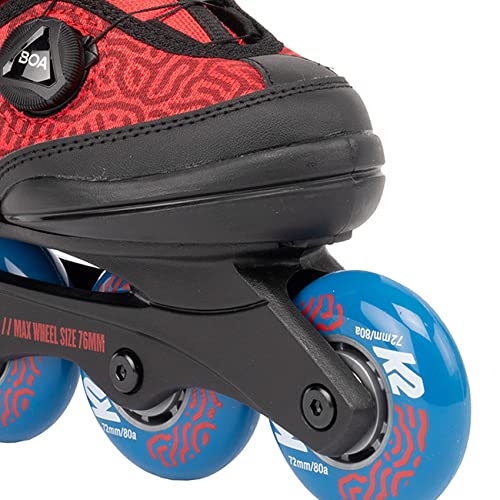 K2 Skate Raider Boa, Red_Blue, 11-2